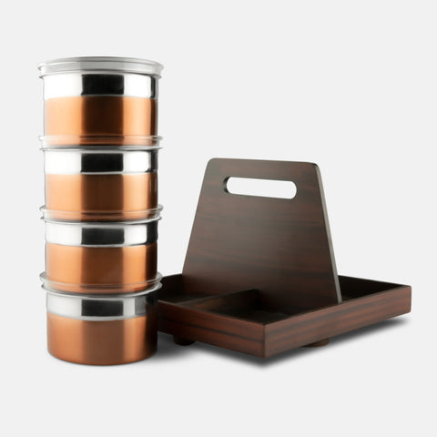 Buy FnS Avila Revolving Snack Serving Set (Rose Gold)